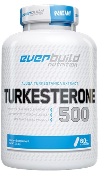 Pure Turkesterone 500, 500 mg, 60 капсули, Everbuild | Ozone.bg