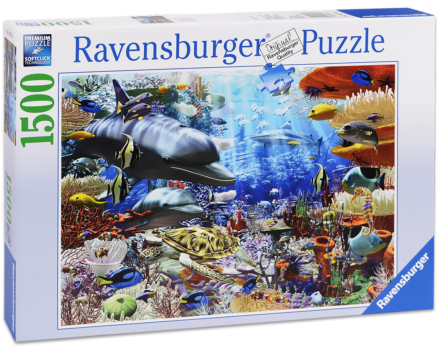 Пъзел Ravensburger от 1500 части - Живота под водата | Супер цена ...