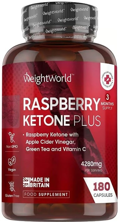 Raspberry Ketone Plus, 180 капсули, Weight World | Ozone.bg
