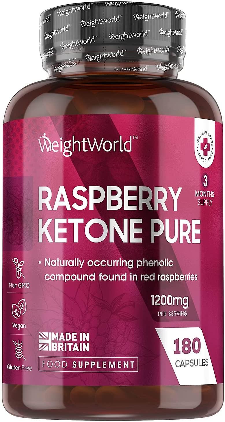 Raspberry Ketone Pure, 1200 mg, 180 капсули, Weight World | Ozone.bg