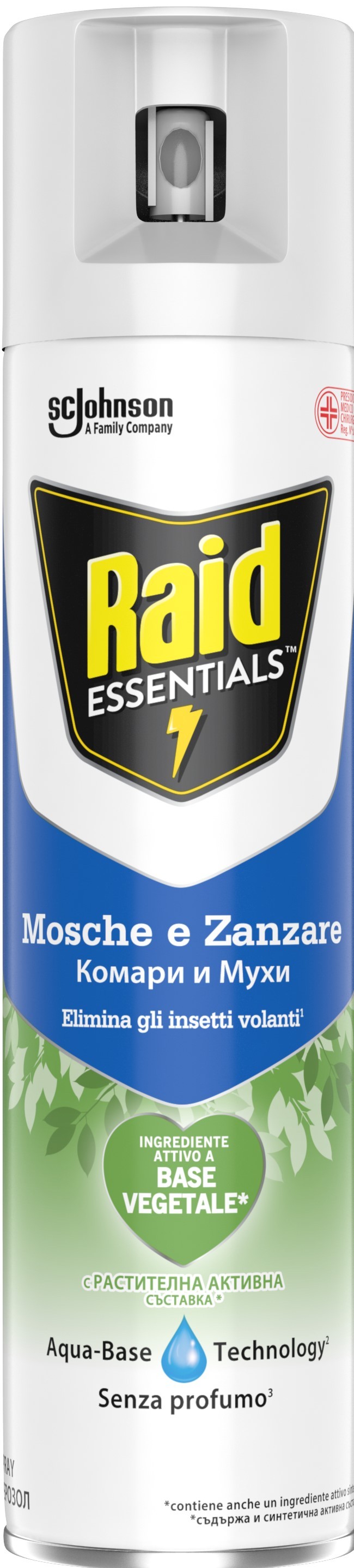 Raid Essentials FIK Аерозол против комари и мухи, 400 ml | Ozone.bg