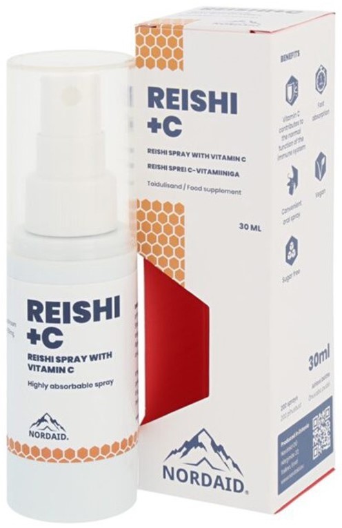 Reishi + C Спрей за уста, 30 ml, Nordaid | Ozone.bg