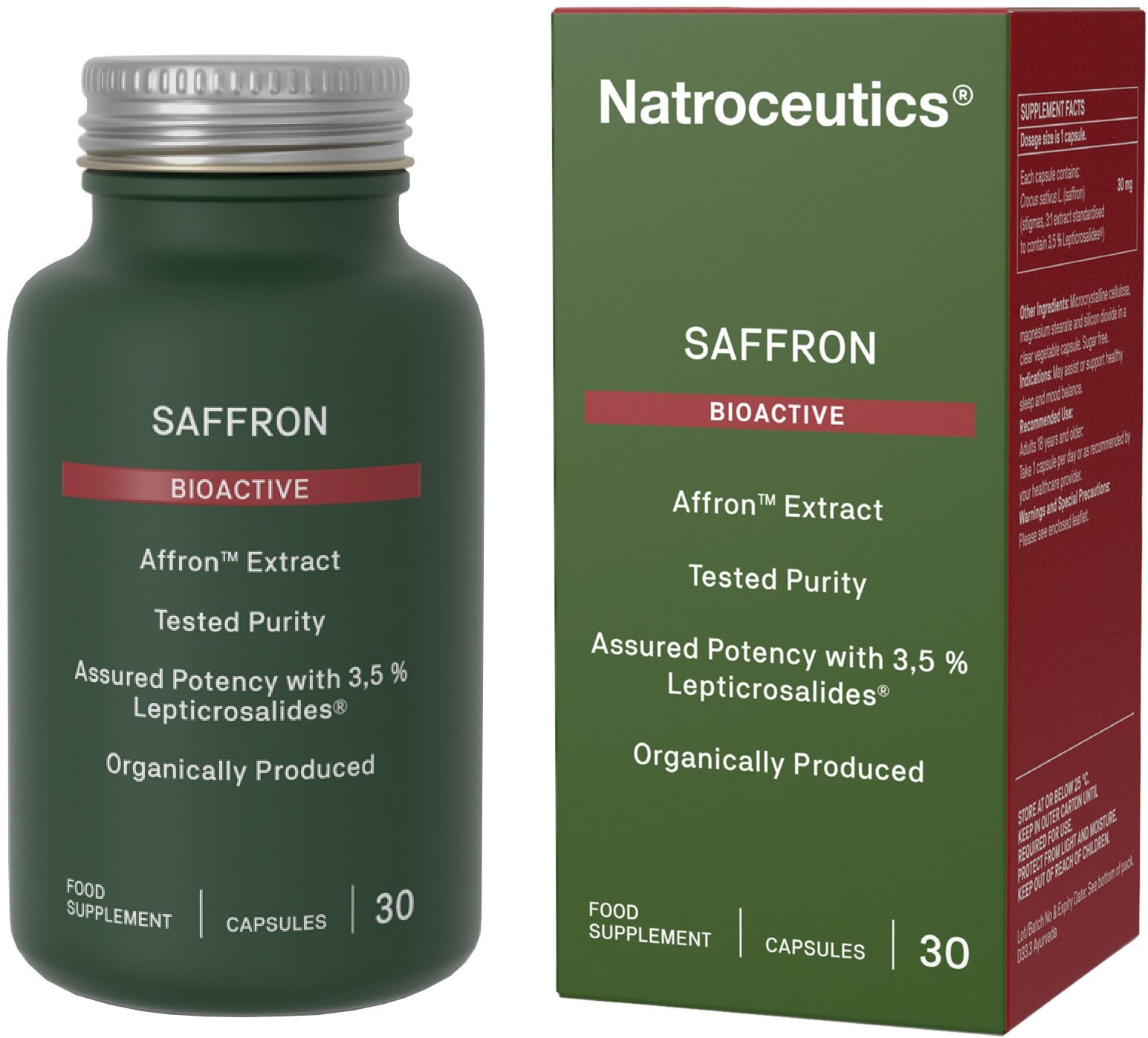 Saffron Bioactive, 30 mg, 30 капсули, Natroceutics | Ozone.bg