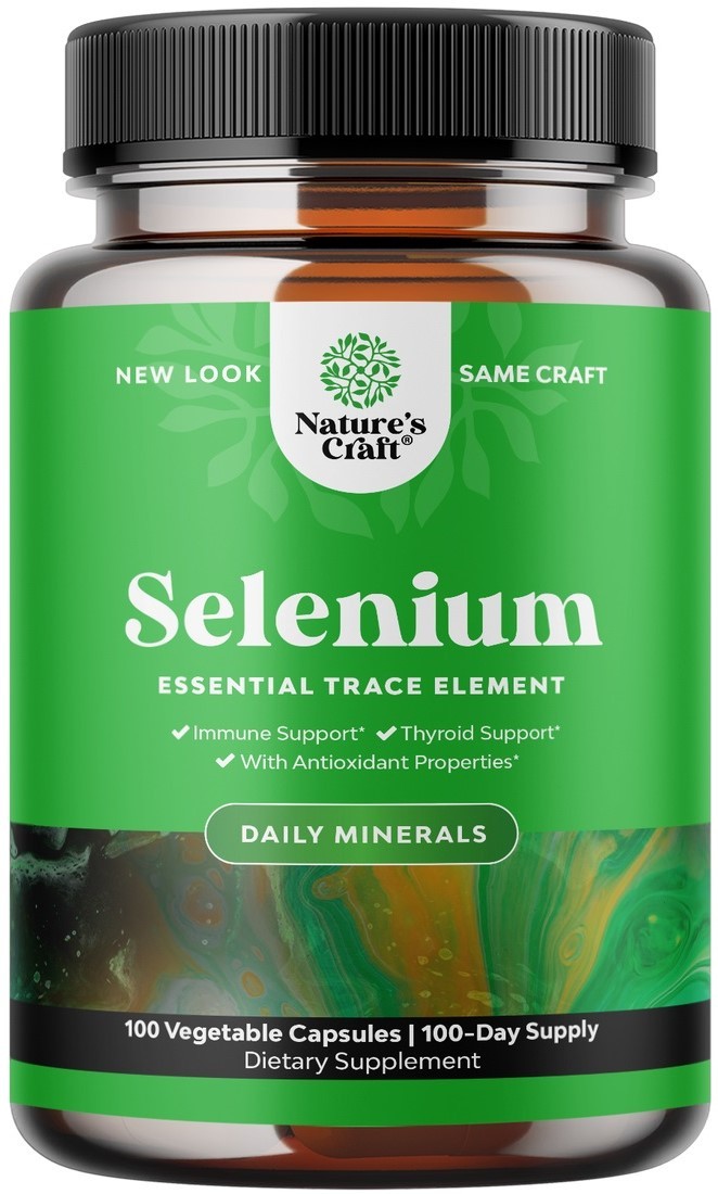 Selenium, 200 mcg, 100 капсули, Nature's Craft | Ozone.bg