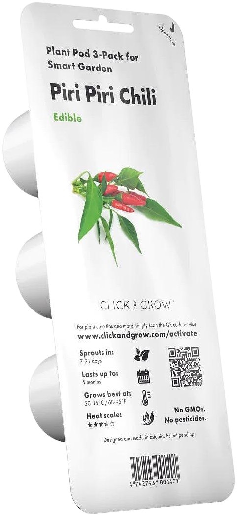 Семена Click and Grow - Чили чушки Пири Пири, 3 пълнителя | Ozone.bg