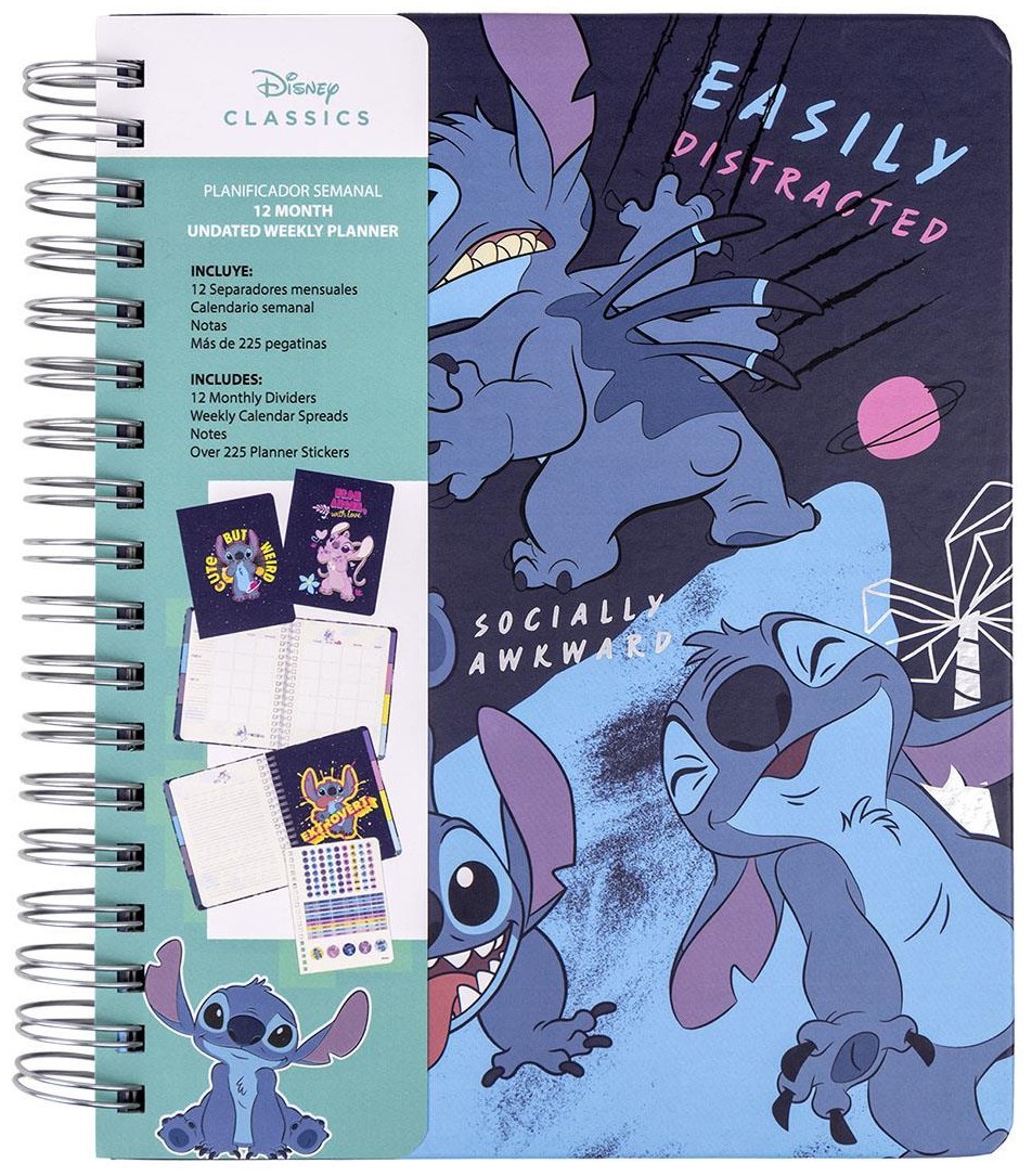 Седмичен планер Cerda Disney: Lilo & Stitch - Easily Distracted | Ozone.bg