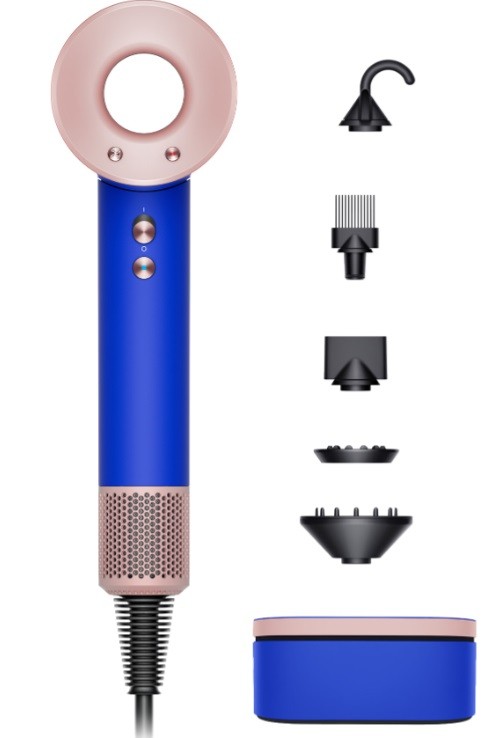 Сешоар Dyson - Supersonic HD07, 460555-01, 1600W, 3 степени, Blue Blush | Ozone.bg