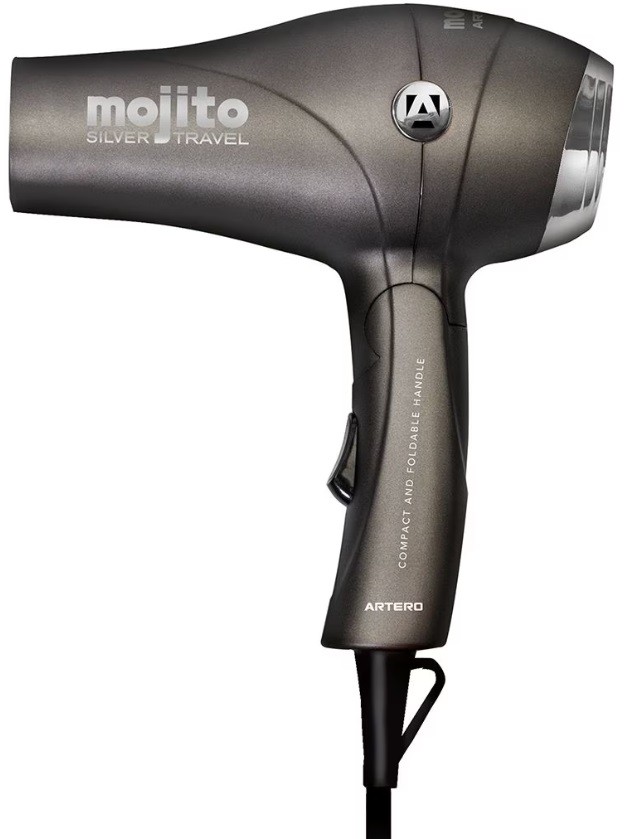 Сгъваем сешоар Artero - Mojito, 1000W, 2 степени,, сребърен | Ozone.bg