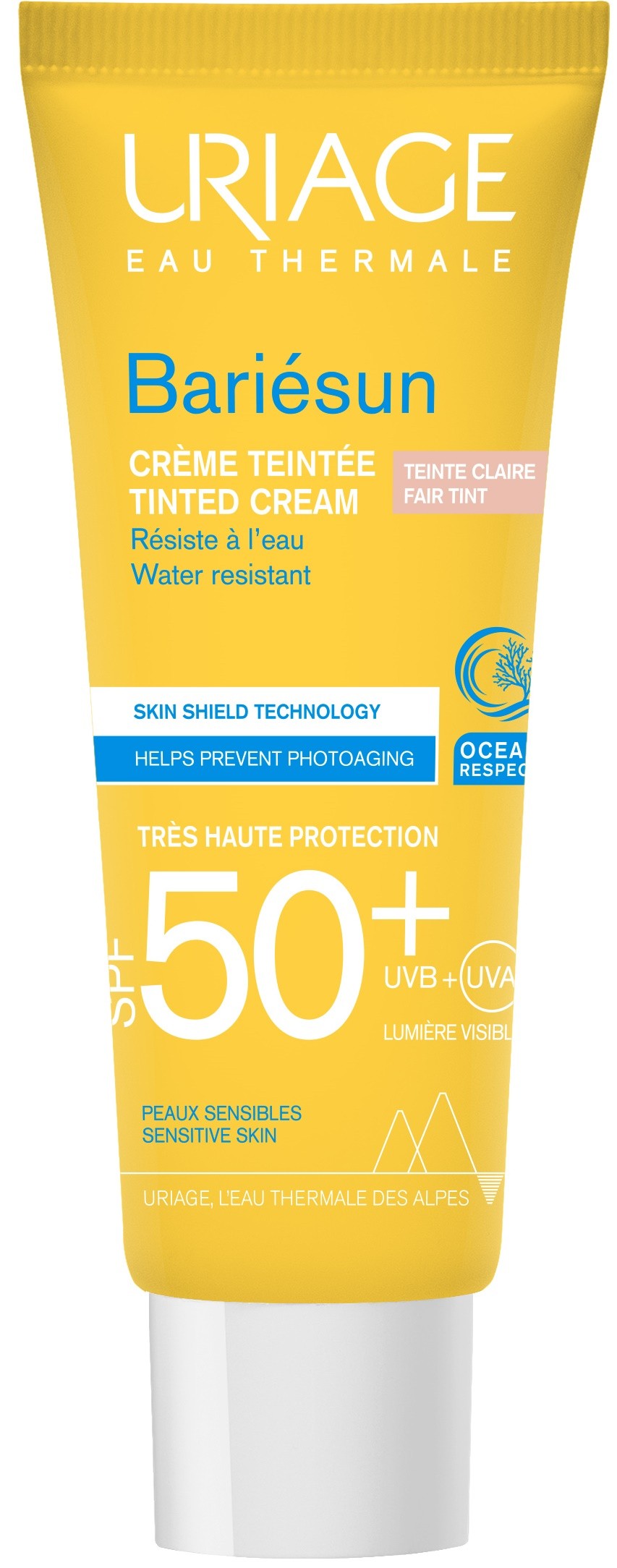 Uriage Bariesun Слънцезащитен тониран крем, светъл, SPF50, 50 ml | Ozone.bg