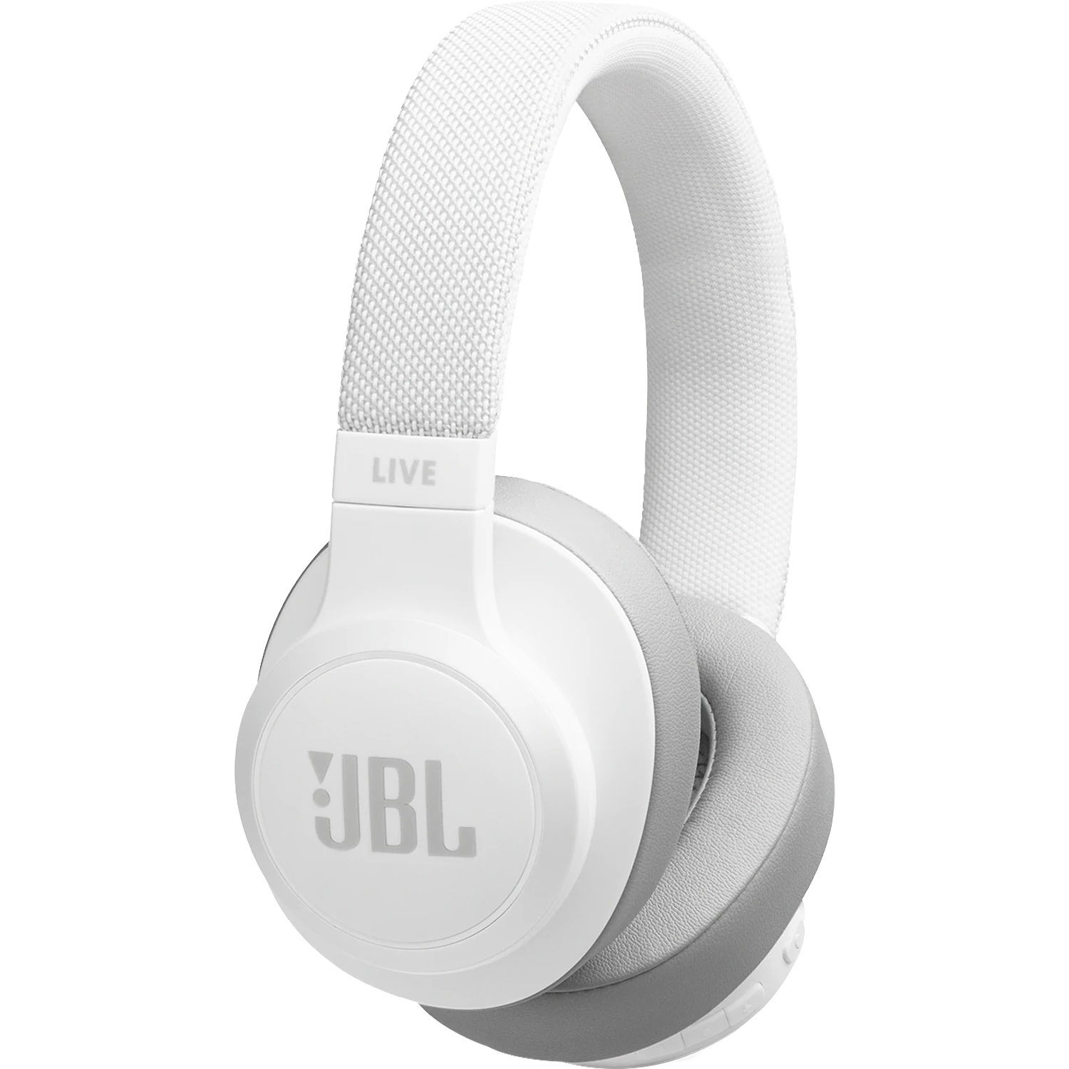 Слушалки с микрофон JBL - Live 500BT, бели | Ozone.bg