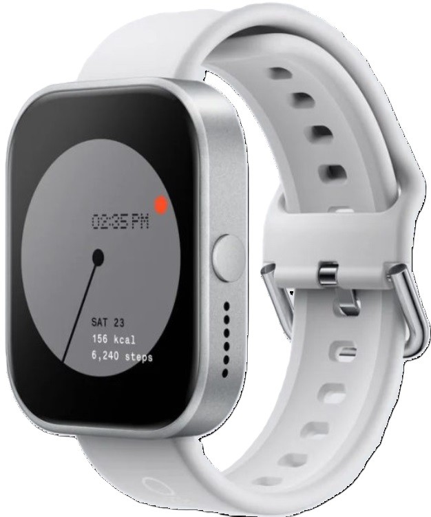Смарт часовник CMF by Nothing - Watch Pro, 1.96'', Silver/Light Grey ...