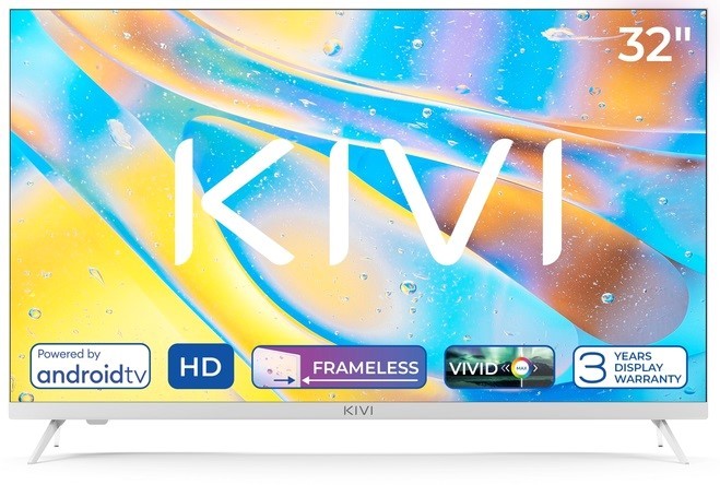 Смарт телевизор KIVI - 32H760QW, 32'', DLED, HD, бял ТОП цена | Ozone.bg