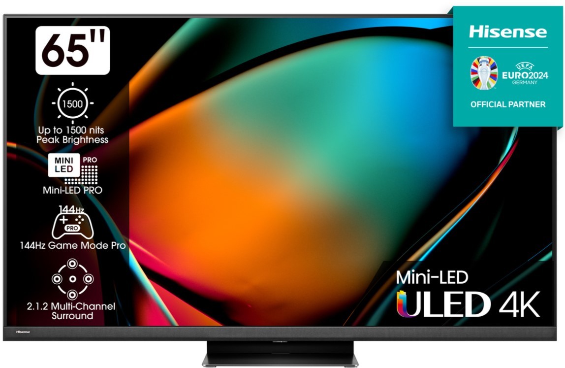 Смарт телевизор Hisense - U8HQ, 65'', ULED, 4K, Black ТОП цена | Ozone.bg