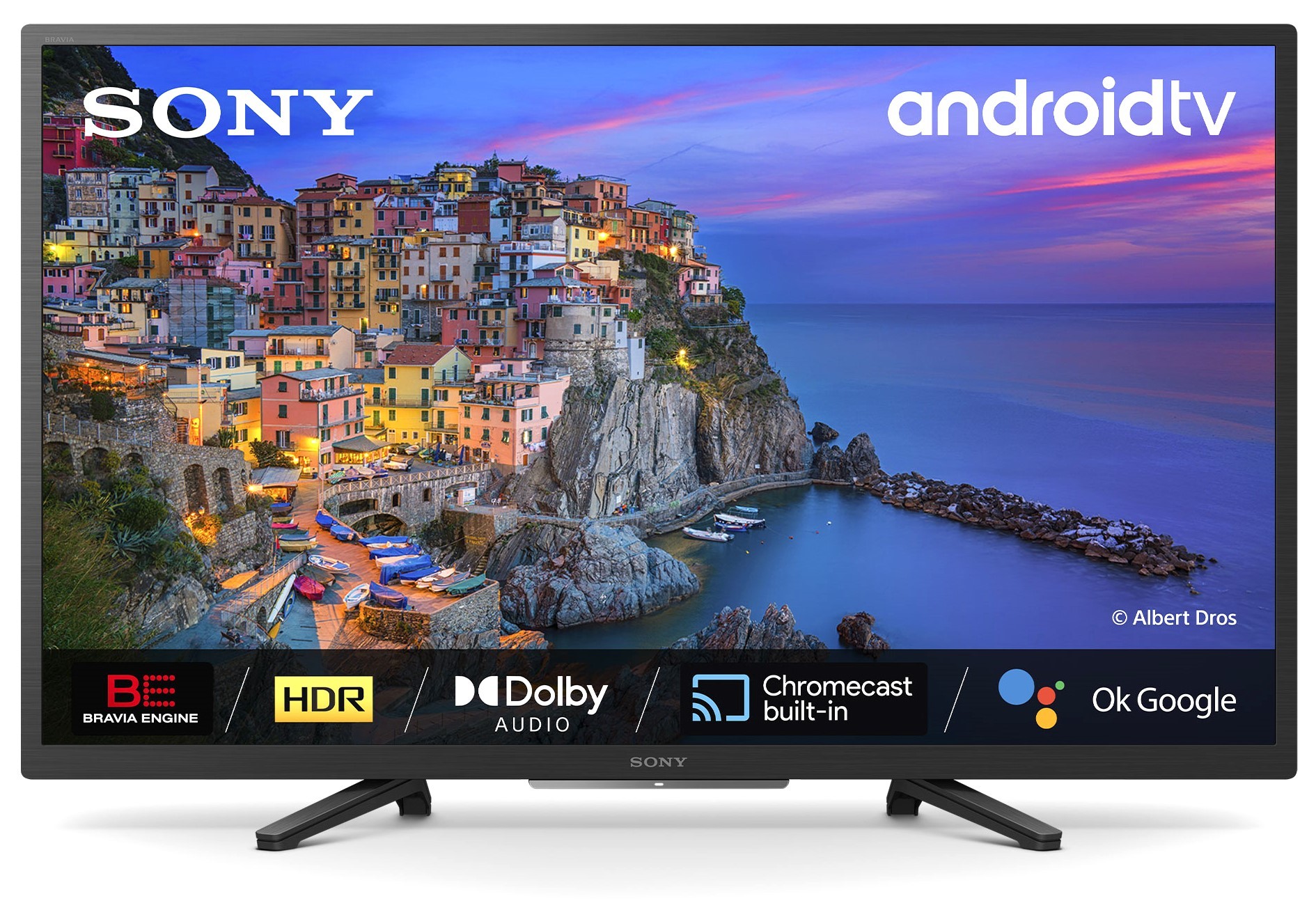 Смарт телевизор Sony - KD32W800P1AEP, 32", LED LCD, HD, черен | Ozone.bg