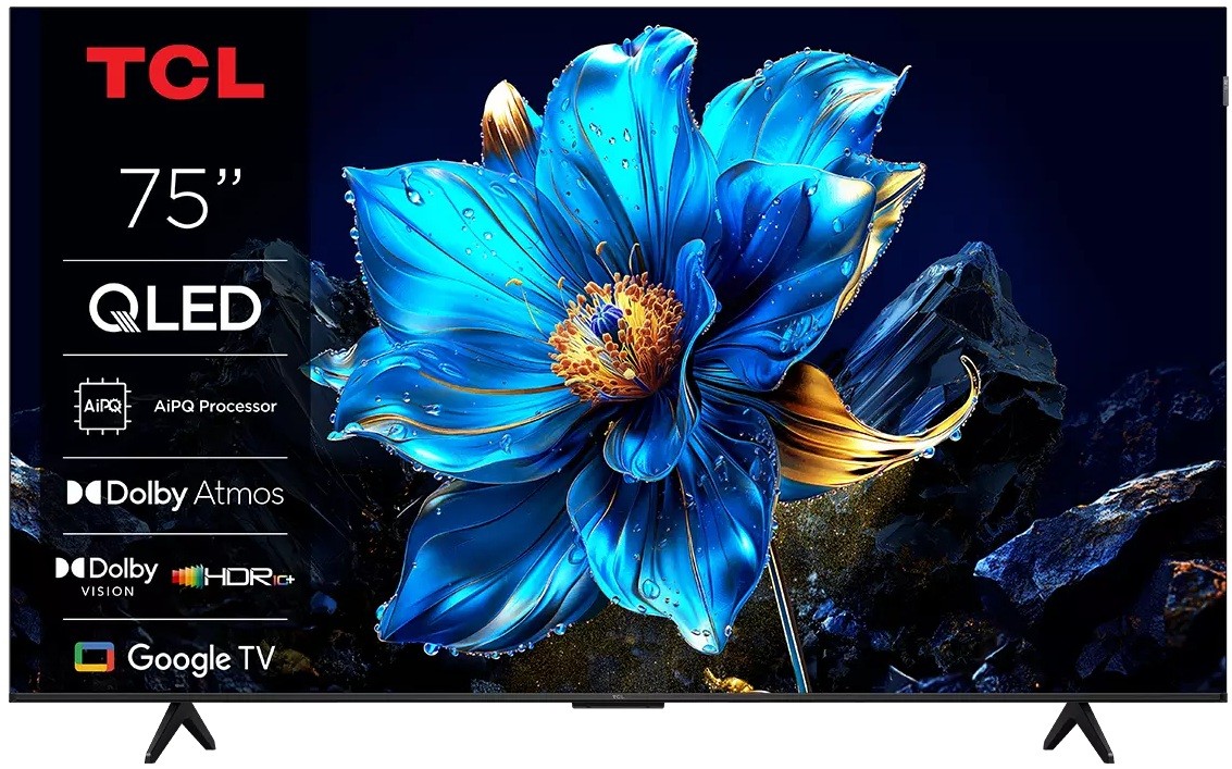 Смарт телевизор TCL - 75P79K, 75'', QLED, 4K UltraHD+,HDR10+, Bionic ...