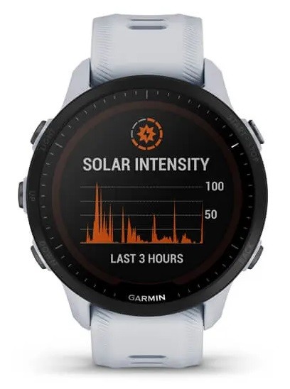 Смарт часовник Garmin - Forerunner 955 Solar, 46mm, Whitestone | Ozone.bg
