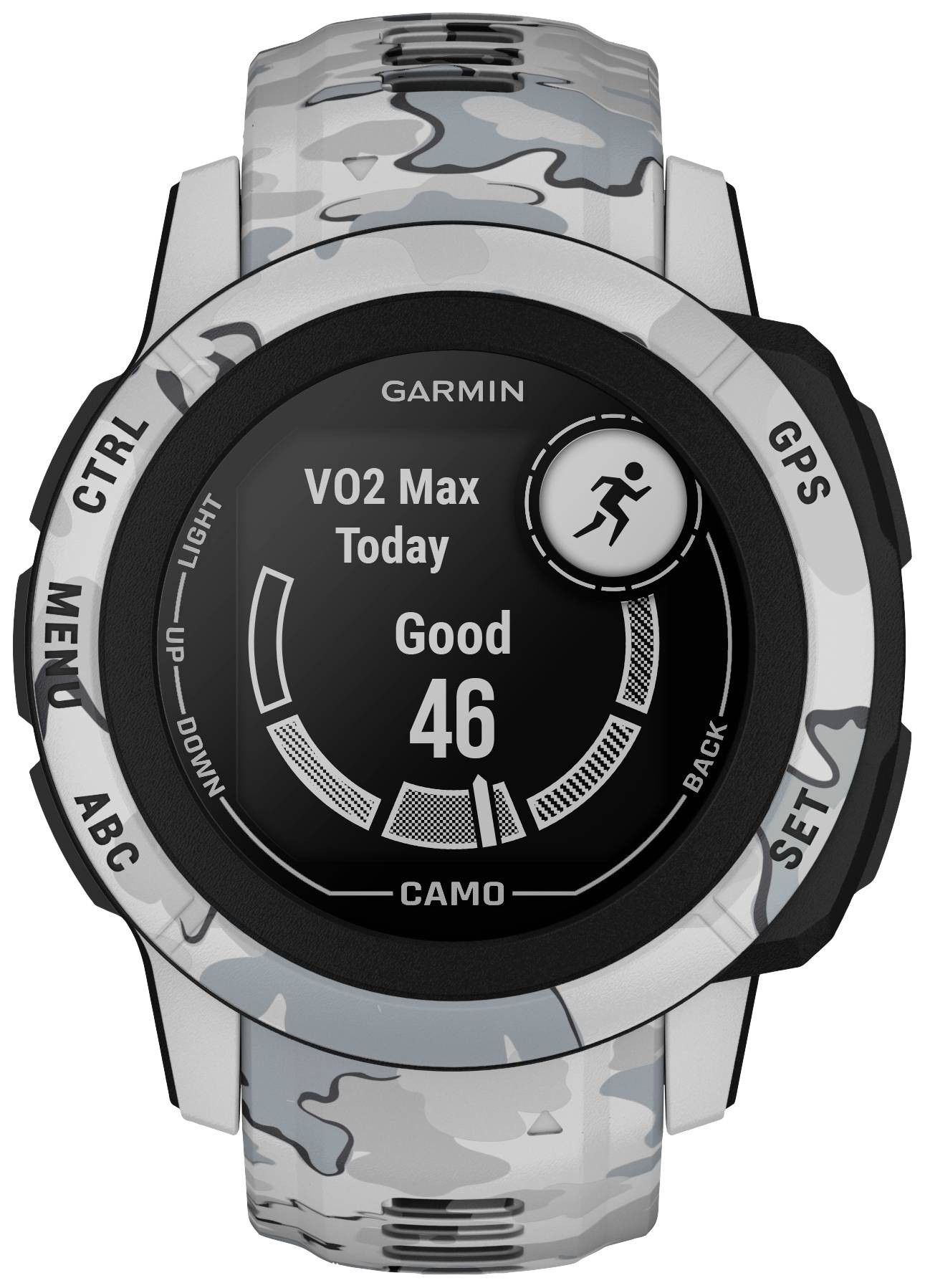 Смарт часовник Garmin - Instinct 2 S Camo, 40mm, сив | Ozone.bg