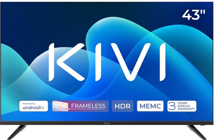 Смарт телевизор KIVI - 43U730QB, 43", DLED, 4K, черен ТОП цена | Ozone.bg
