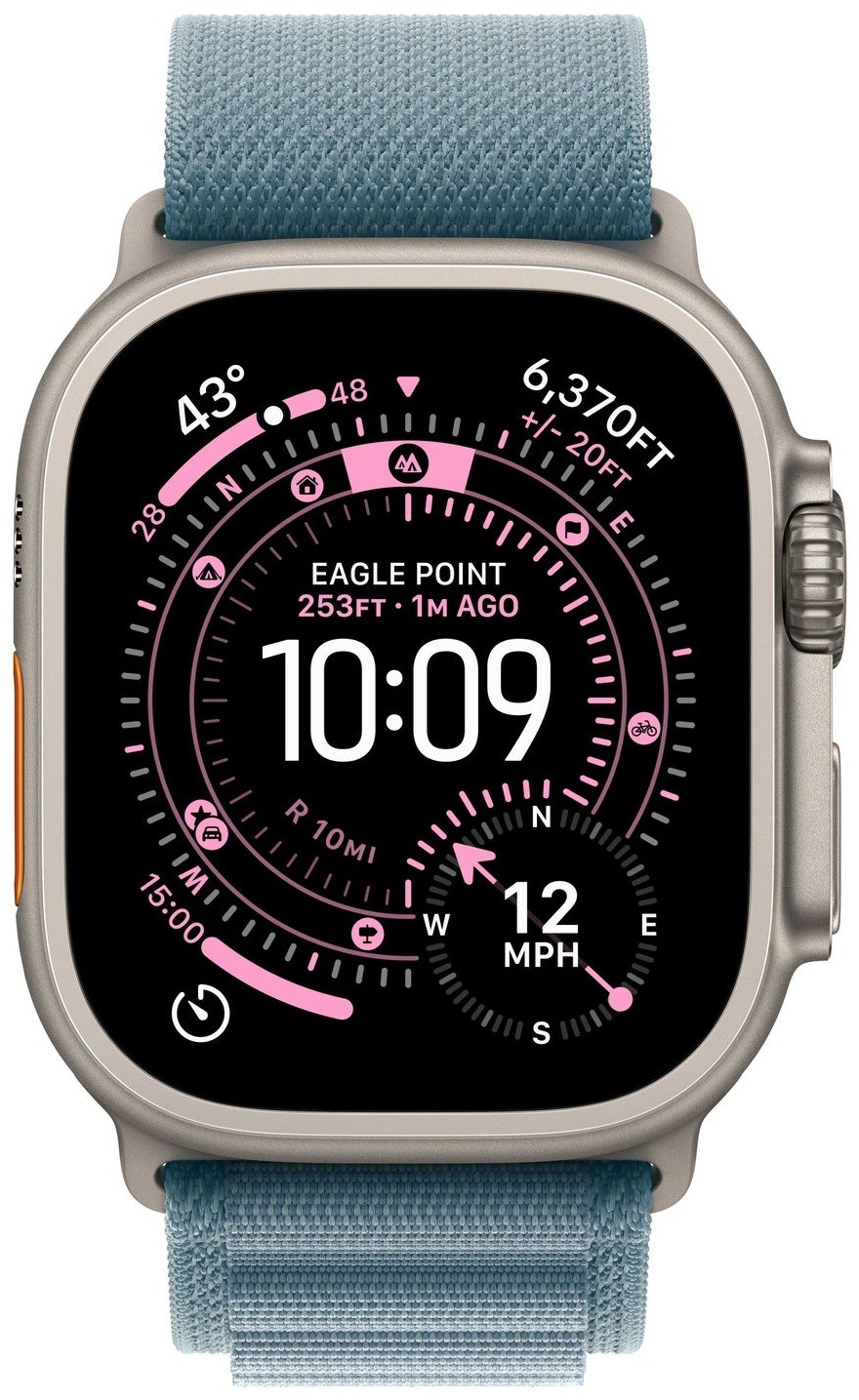 Смарт часовник Apple - Watch Ultra 3 Cellular, 49mm, S, Natural ...