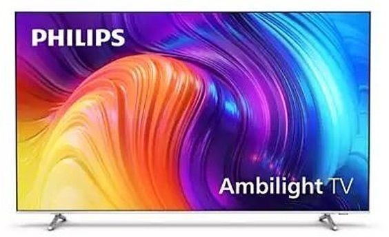 Смарт телевизор Philips - 55PUS8807/12, 55'', LED, 4K, сребрист ТОП ...