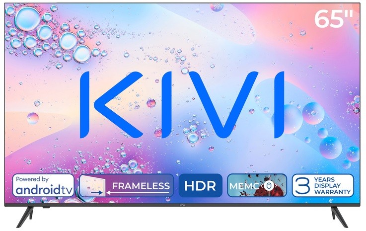 Смарт телевизор KIVI - 65U760QB, 65'', DLED, 4K, черен ТОП цена | Ozone.bg