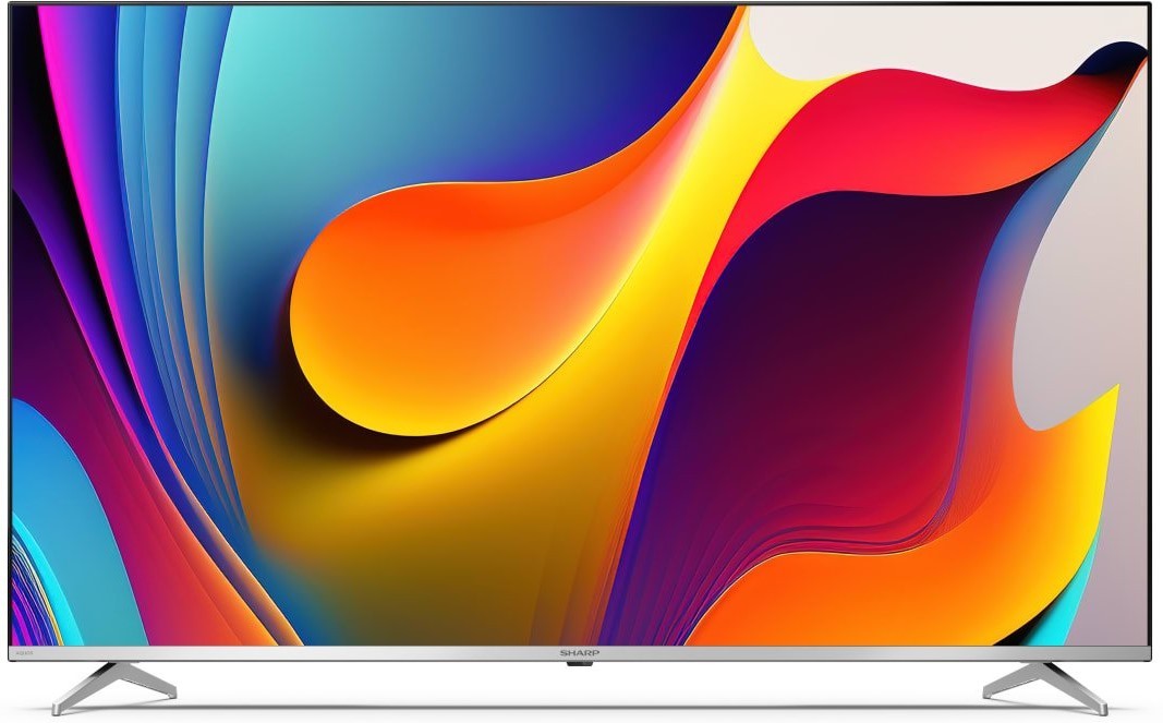 Смарт телевизор Sharp - 55FP1EA, 55'', LED, 4K, сребрист ТОП цена | Ozone.bg
