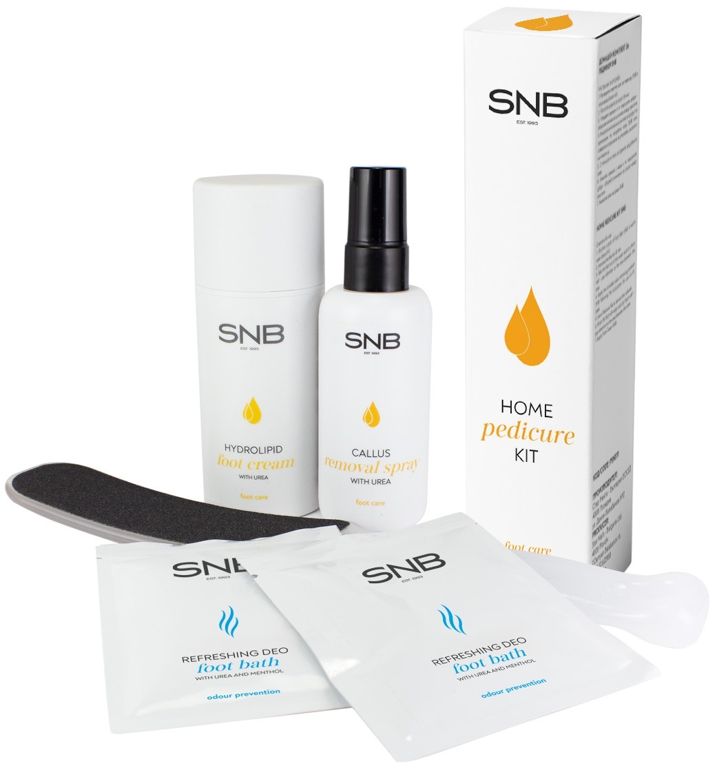 SNB Professional Домашен комплект за педикюр, 4 части | Ozone.bg