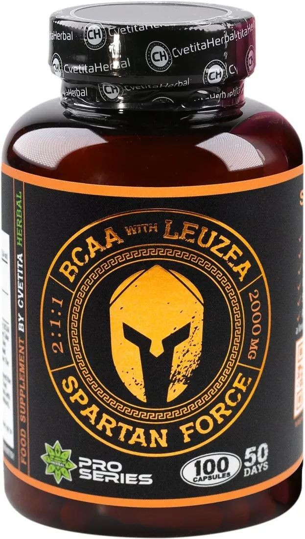 Spartan Force, 1100 mg, 100 капсули, Cvetita Herbal | Ozone.bg