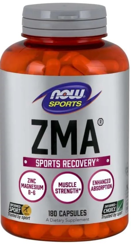 Sports ZMA, 180 капсули, Now | Ozone.bg