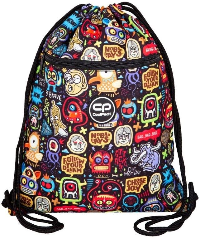 Спортна торба Cool Pack Scary Stickers - Vert | Ozone.bg