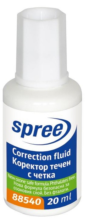 Tечен коректор с четка Spree, 20 ml | Ozone.bg