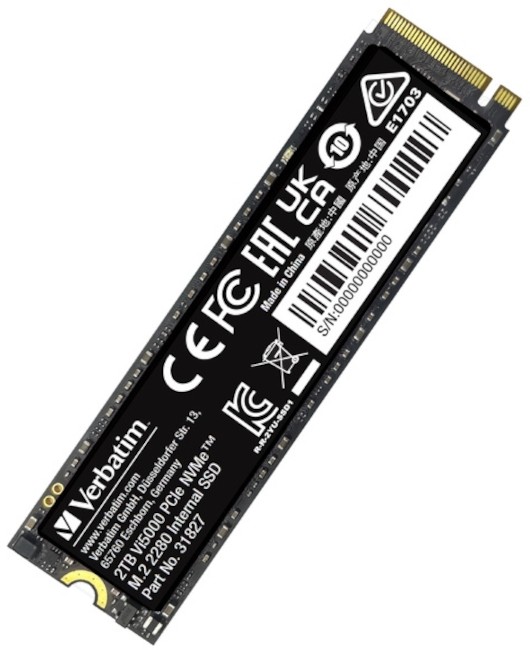 SSD памет Verbatim - Vi5000, 2TB, M.2, PCIe | Ozone.bg
