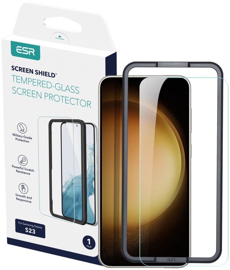 Стъклен протектор ESR - Shield, Galaxy S23 | Ozone.bg