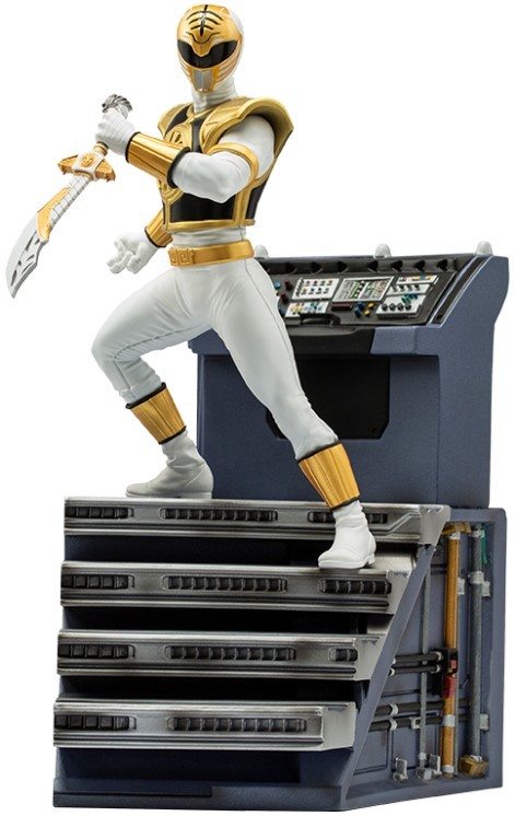 Статуетка Iron Studios Television: Mighty Morphin Power Rangers - White ...