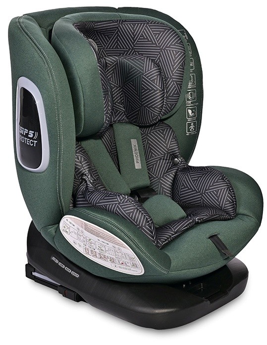 Столче за кола Lorelli - Phoenix, i-Size, IsoFix, 40-150 cm, Green Pine | Добра цена | Ozone.bg