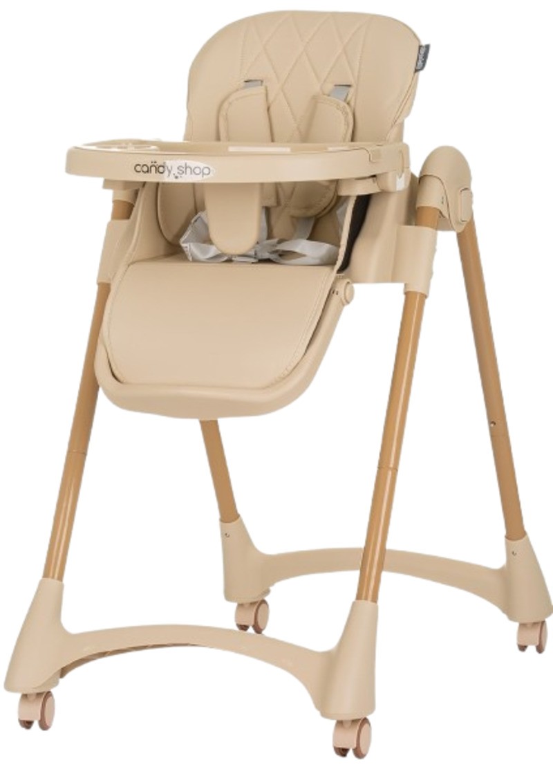 Столче за хранене Chipolino - Candy Shop, макадамия | Добра цена | Ozone.bg