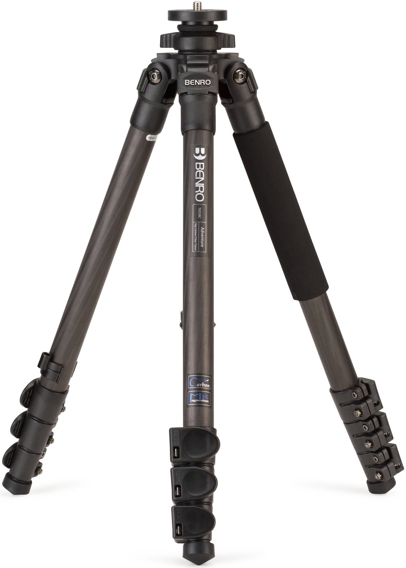 Статив Benro - Adventure S2, 4 Sect, Carb, 31-156cm, черен | Ozone.bg