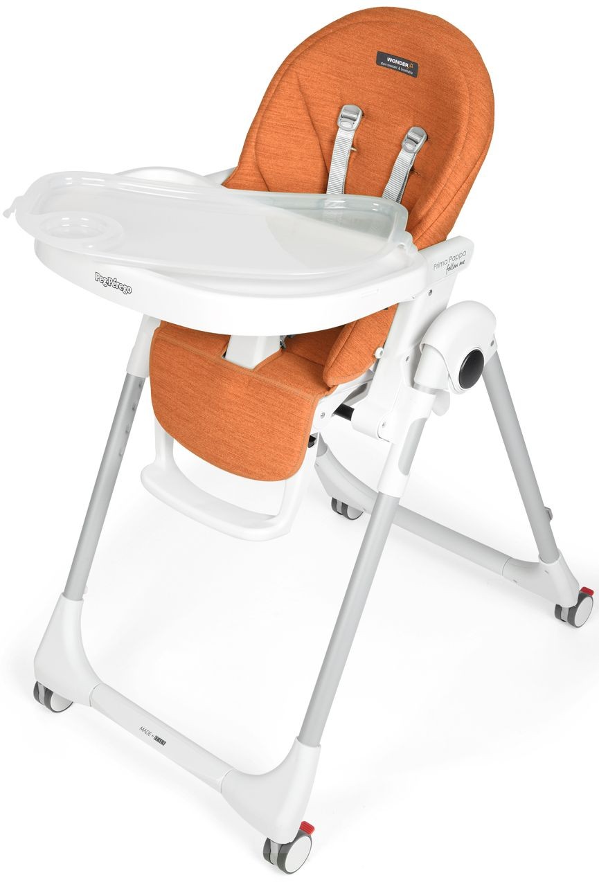 Стол за хранене Peg Perego - Prima Pappa Follow Me, Wonder Orange ...