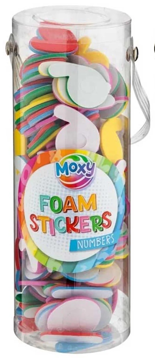 Комплект стикери от пяна Moxy - Числа | Ozone.bg