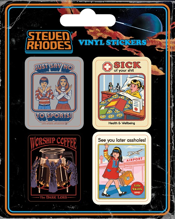 Стикери Pyramid Art: Steven Rhodes - Collection | Ozone.bg