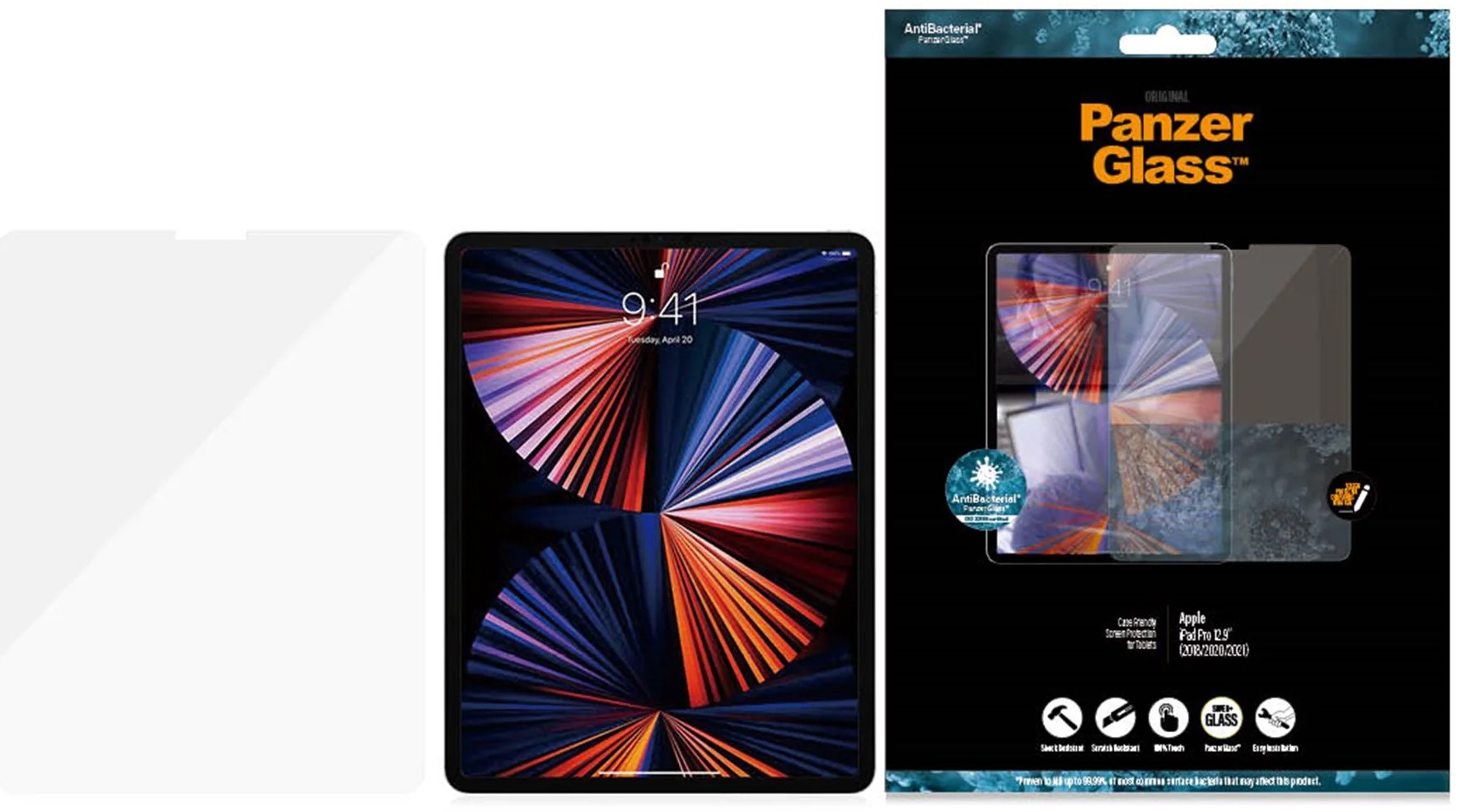 Стъклен протектор PanzerGlass - CaseFriendly, iPad Pro 12.9 | Ozone.bg