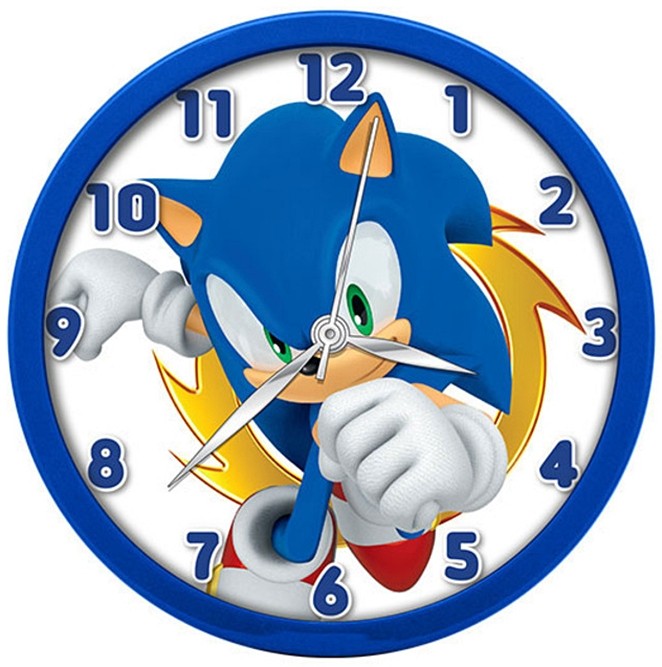Стенен часовник Kids Euroswan - Sonic | Ozone.bg