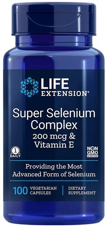 Super Selenium Complex, 200 mcg, 100 веге капсули, Life Extension ...