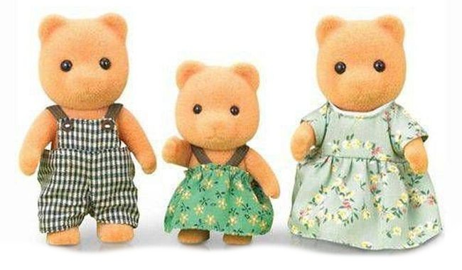 Комплект фигурки Sylvanian Families - Семейство мечки | Отлична цена ...