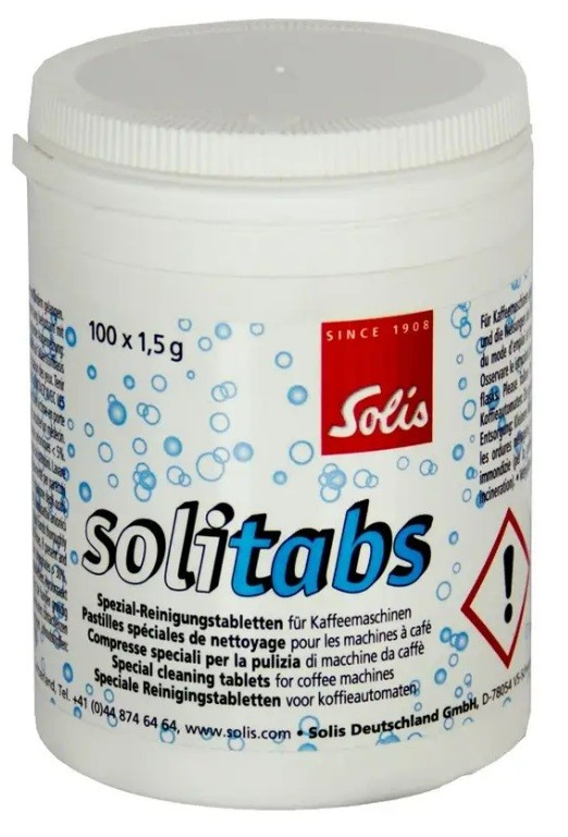 Таблетки за кафемашина Solis - Solitabs 100 броя, бели | Ozone.bg