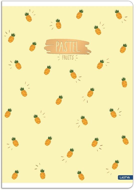 Тетрадка Lastva Pastel - А5, 52 листа, широки редове, с 2 полета ...