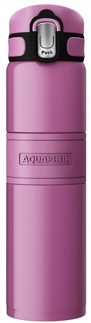 Термобутилка Aquaphor - 480 ml, розова | Ozone.bg