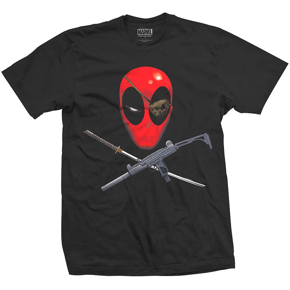 Тениска Rock Off Marvel Comics - Deadpool Crossbones | Ozone.bg