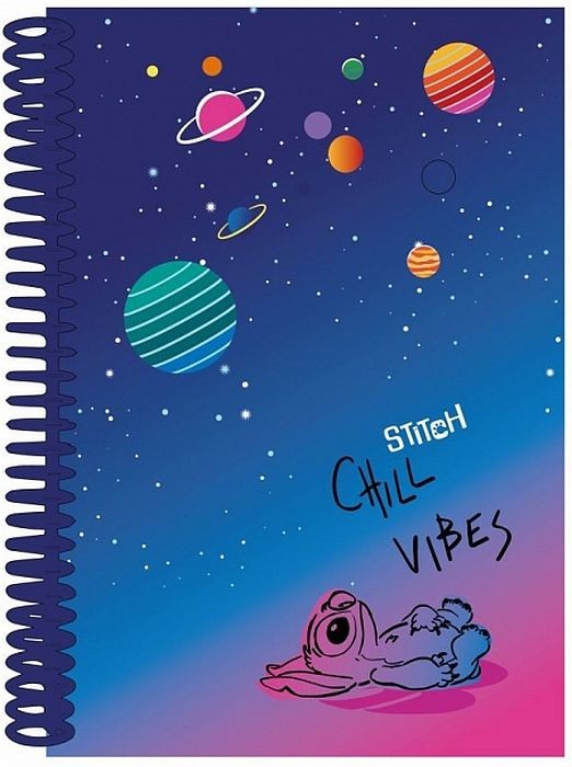 Тетрадка със спирала Cool Pack Disney - Stitch Chill Vibes, A4, 100 ...
