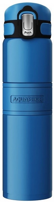 Термобутилка Aquaphor - 480 ml, синя | Ozone.bg